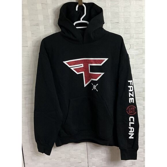 Shirts | New Faze Clan X Clot Rare Collab Black Hoodie Sz L New In Bag ...